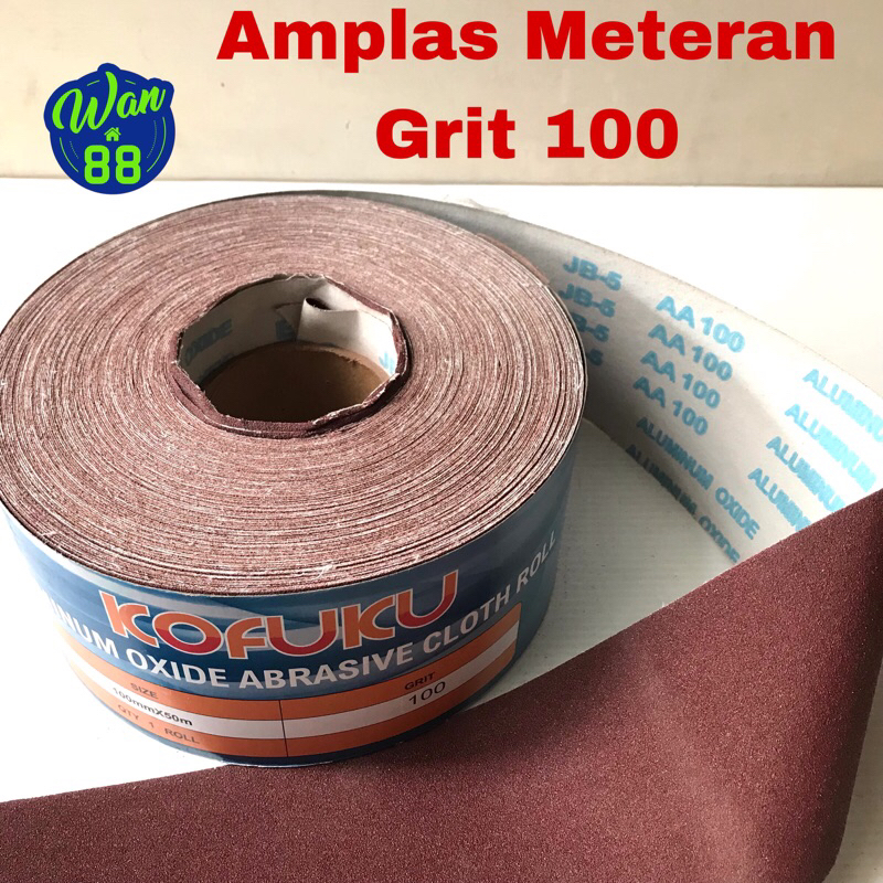 Jual Amplas Rol Meteran Grit 80, 100, 120, 150,180, 220, 240, 320, 400 ...