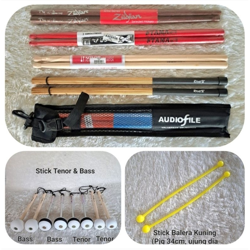 Jual Aneka Stick Drum Anak/Dewasa/Tenor/Bass/Balera | Shopee Indonesia