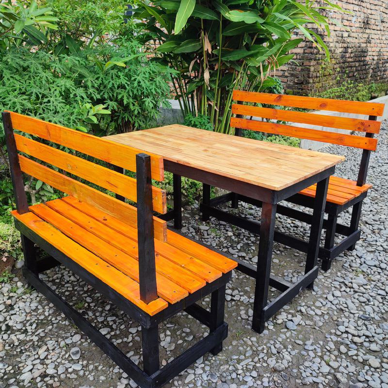 Jual Set meja kafe cafe sandaran panjang | Shopee Indonesia