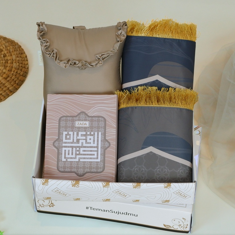 Jual Seperangkat Alat Sholat Lengkap Sajadah Alquran Mukena (BROWN ...