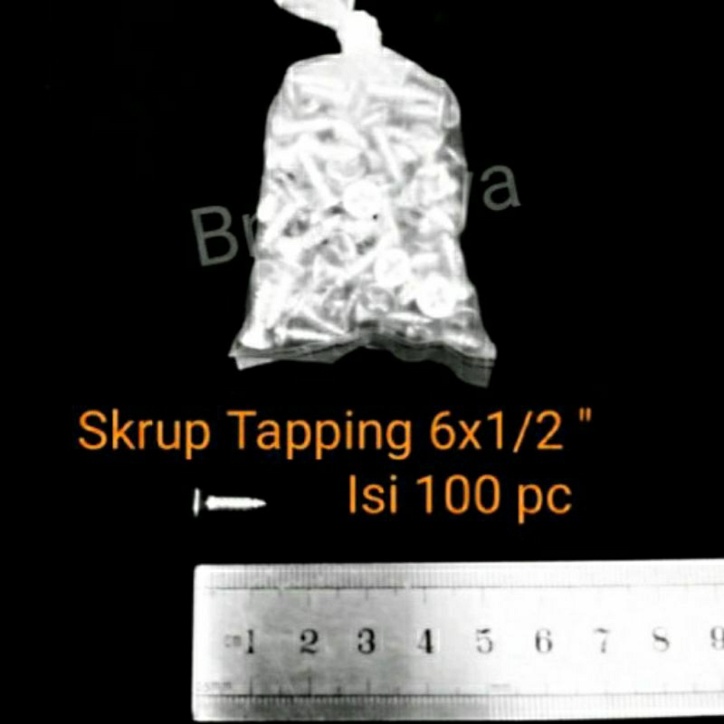 Jual [Harga 100pcs] Skrup/Sekrup Tapping JF (+) 6 x 1/2" | Shopee Indonesia