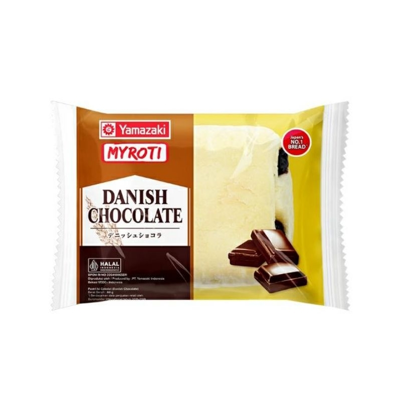 Jual MYROTI Roti White Danish Chocolate 60 g | Shopee Indonesia