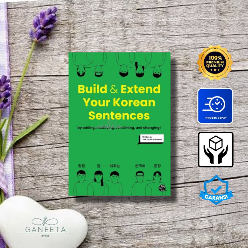 Jual Build & Extend Your Korean Sentences by Talk To Me In Korean ...