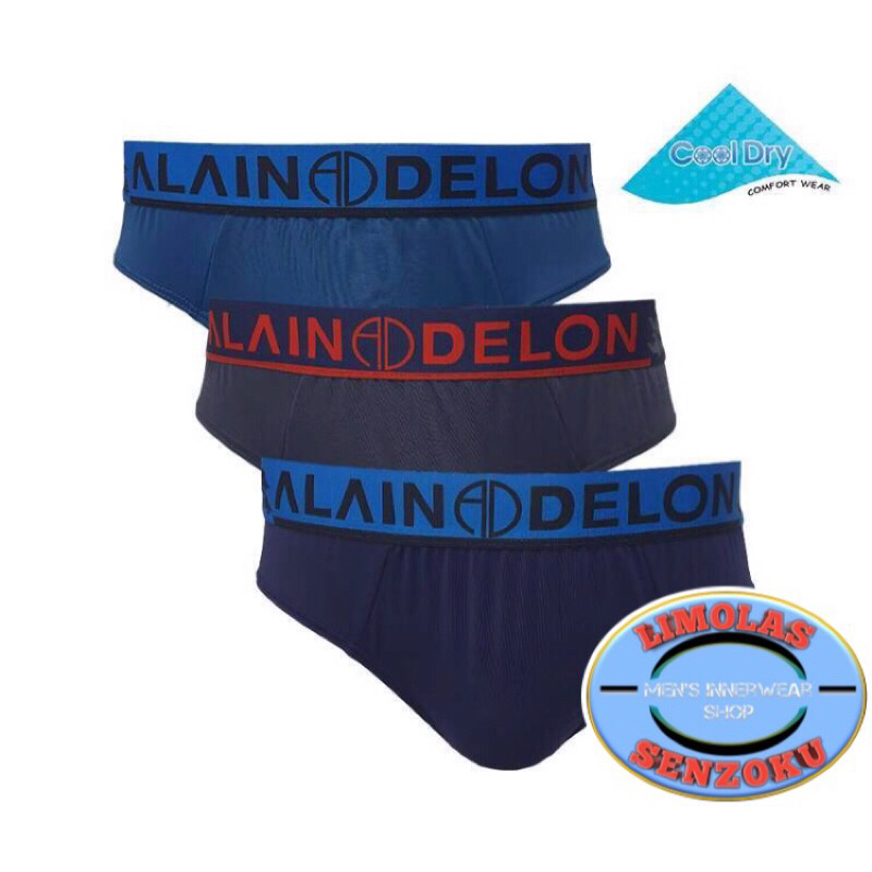 Jual Alain Delon Superfine Microfiber Spandex Mini Briefs 3in1 ADU3029 ...