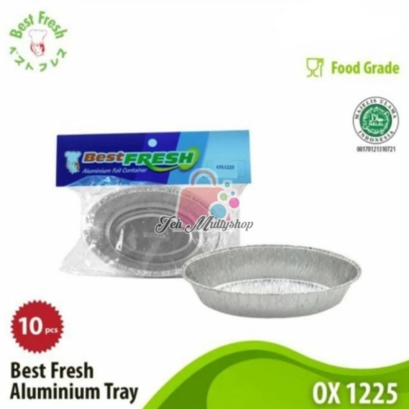 Jual Alumunium foil tray OX 1225 + tutup isi 10 pcs | Shopee Indonesia