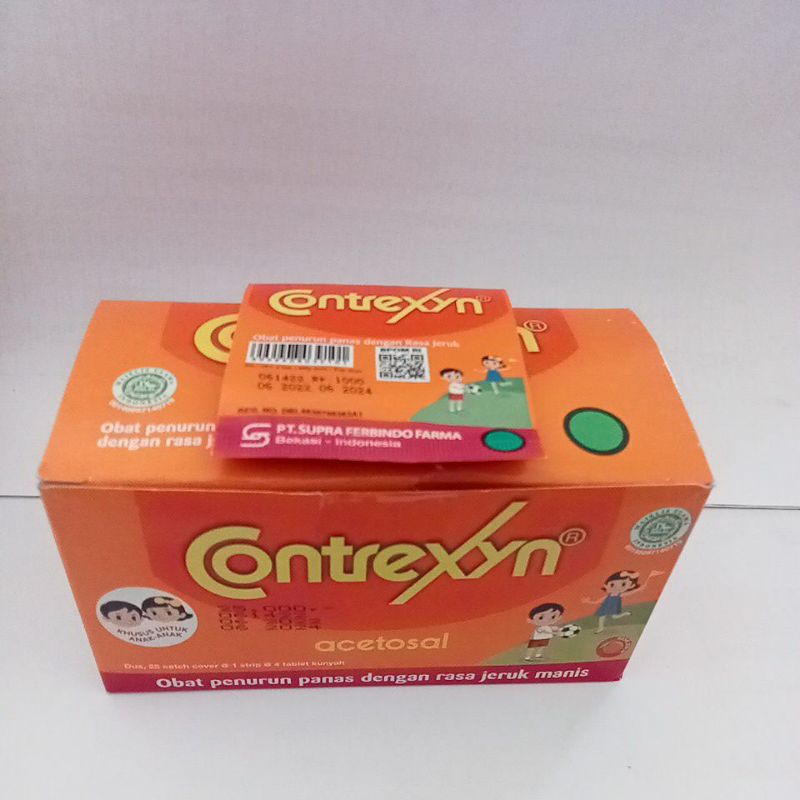 Jual Contrexyn harga per strp isi 4 tablet | Shopee Indonesia