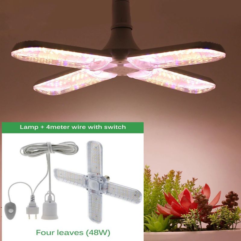 Jual lampu UV led cahaya tanaman tumbuhan hidroponik plant full spectrum led grow light lampu ...