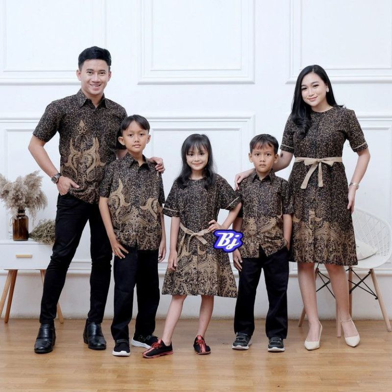 Jual Batik couple modern tunik batik couple dres batik couple keluarga ...