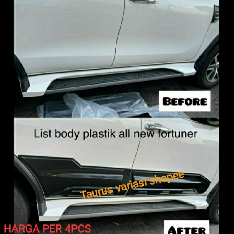 Jual Body Cladding/List Body Mobil TOYOTA ALL NEW FORTUNER 2016/2017 ...