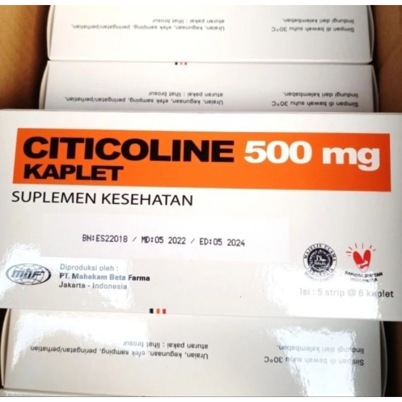 Jual Citicoline 500mg Box Mahakam | Shopee Indonesia