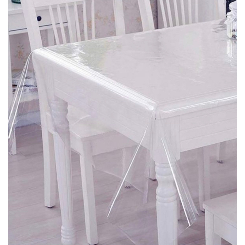 Jual Taplak Meja Plastik/Taplak Meja Makan Plastik/ Plastik Mika Custom Ukuran 75 x 137 TEBAL+ ...