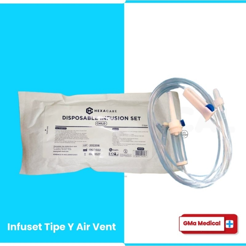 Jual M+ INFUSET Y TIPE HEXACARE DEWASA / ANAK | Shopee Indonesia