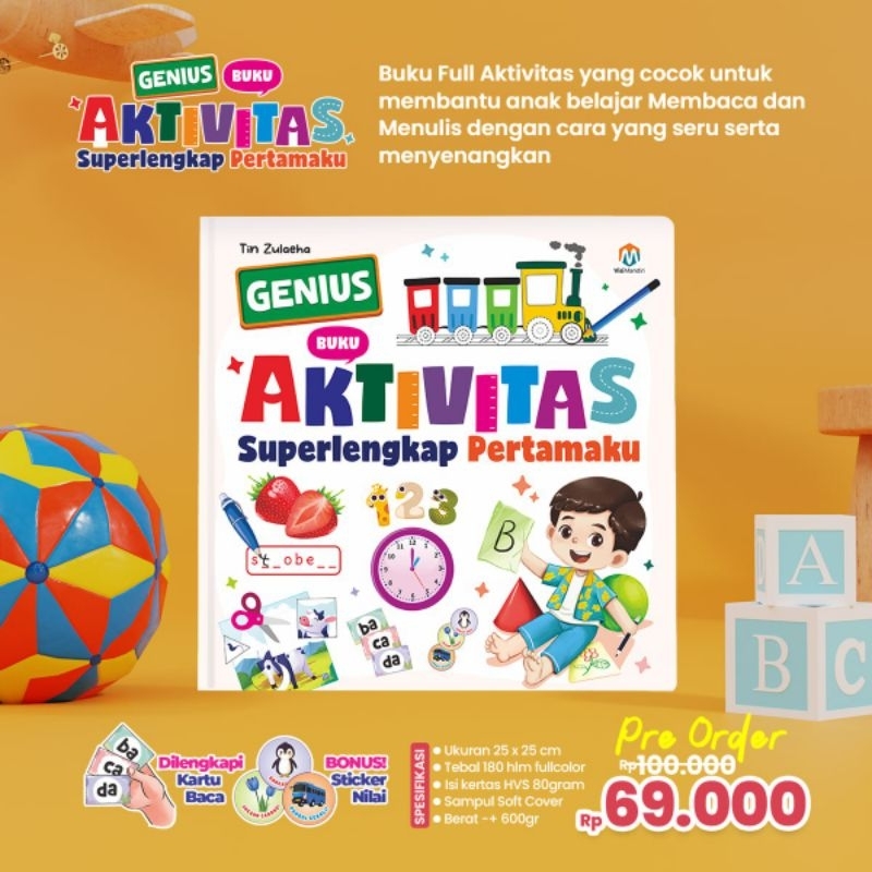 Jual [Buku Aktivitas] GENIUS - BUKU AKTIVITAS SUPERLENGKAP PERTAMAKU ...
