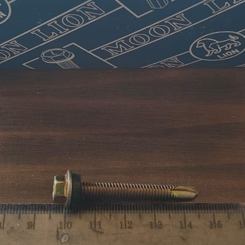 Jual BAUT SEKRUP SKRUP ROOFING 5X45 / 4.5 CM RUPING KUNING MOONLION ...