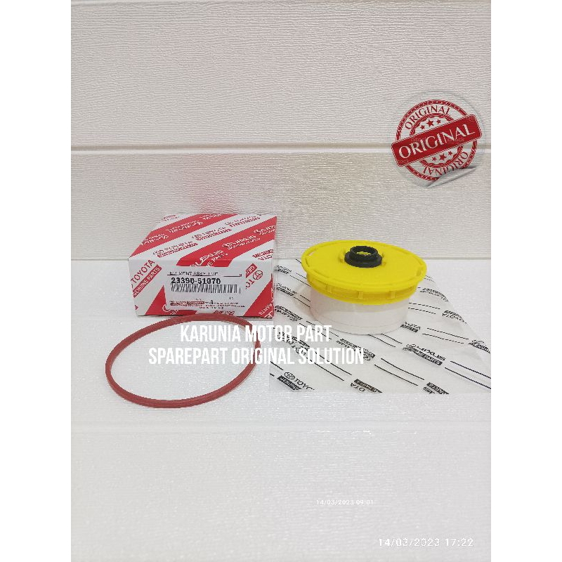 Jual Fuel Filter Solar Toyota Land cruiser VX200 LC200 VJD200 Original ...