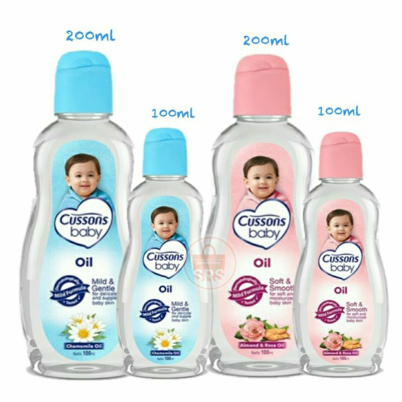 Jual Cussons Baby Oil 200ml | 100ml | Extra 100% 50+50 ml Mild & Gentle ...