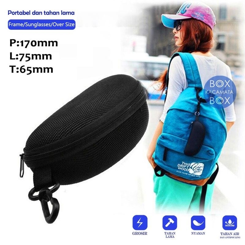 Jual Box Kacamata Resleting Premium Kotak Sunglasses Tempat Kacamata ...