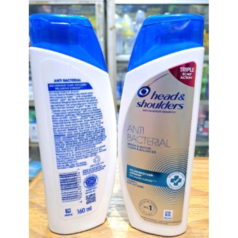 Jual Head & Shoulders Anti Bacterial Bersih dan Harum 160ml | Shopee ...