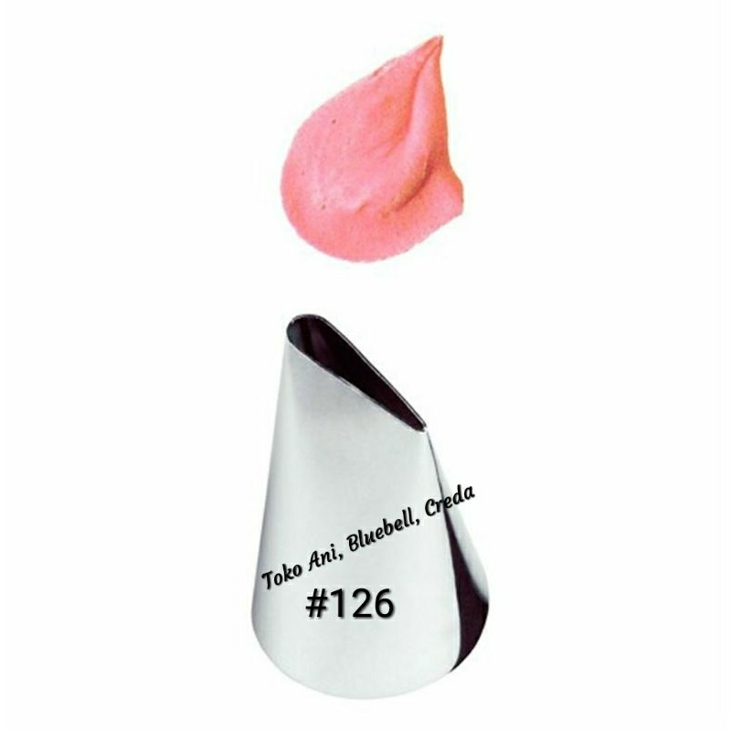 Jual Wilton petal tip #126 / Wilton spuit kelopak mawar no.126 ( 0402 ...