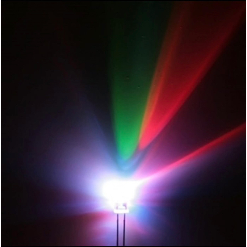 Jual Led 5mm 3 warna RGB colorfulflash (per 100pcs) | Shopee Indonesia