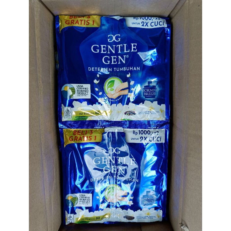 Jual Detergen Gentle Gen Sachet 1 Pack | Shopee Indonesia
