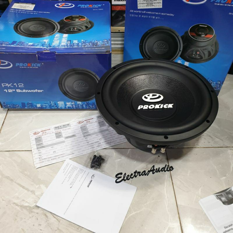 Jual subwoofer Prokick pk 12 doble magnet doble coil | Shopee Indonesia