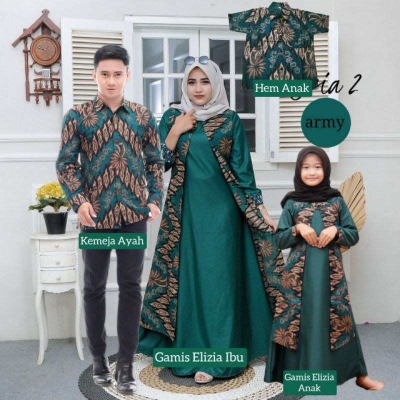 Jual COUPLE FAMILY TOYOBO HIJAU TUA HIJAU BOTOL ARMY GREEN BOOTLE ...