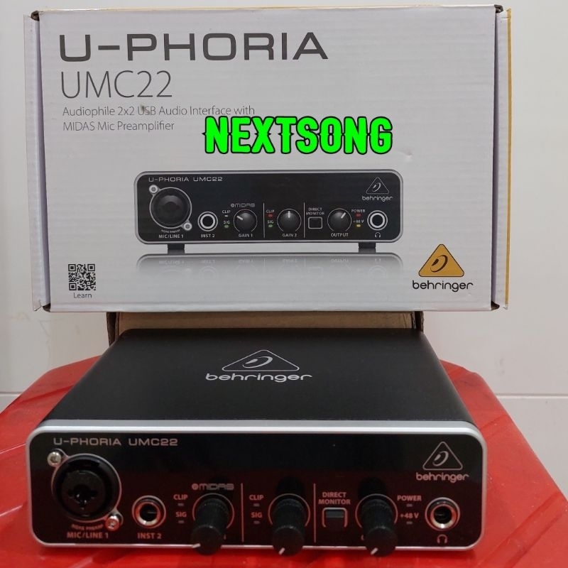 Jual BEHRINGER UM2 U-PHORIA SOUNDCARD ORIGINAL | Shopee Indonesia