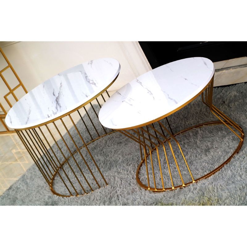 Jual Meja bulat set/Meja mewah/Meja minimalis /Meja besi /Meja Ruang ...