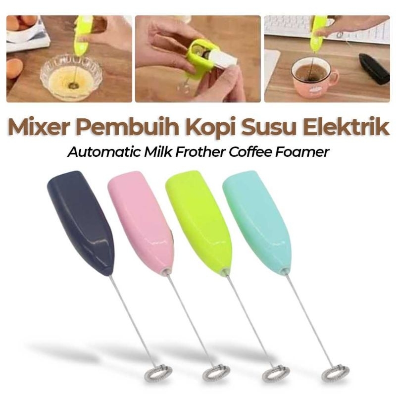 Jual Hand Mixer Mini Pengocok Telur Minuman Kopi Milk Electrik pembuih ...