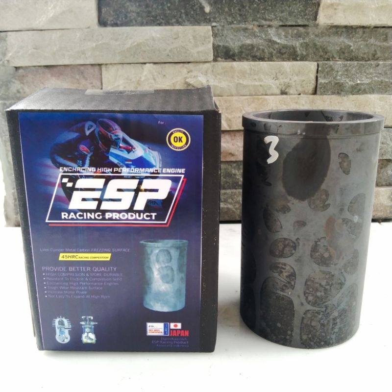 Jual liner boring Cylinder Carbon Japan Tiger bore up esp racing 35 hrc ...
