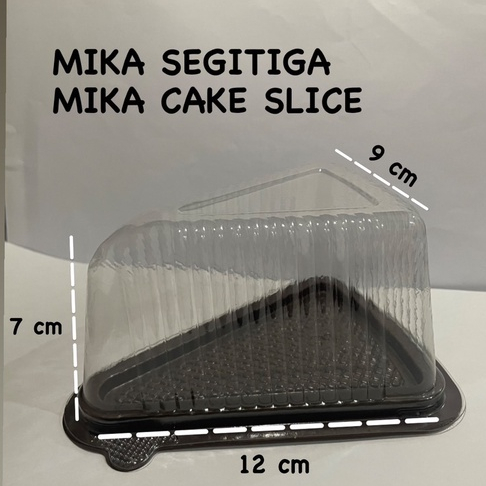 Jual 50pcs Mika Segitiga / Mika Cake Slice / Mika Cake Tray | Shopee ...