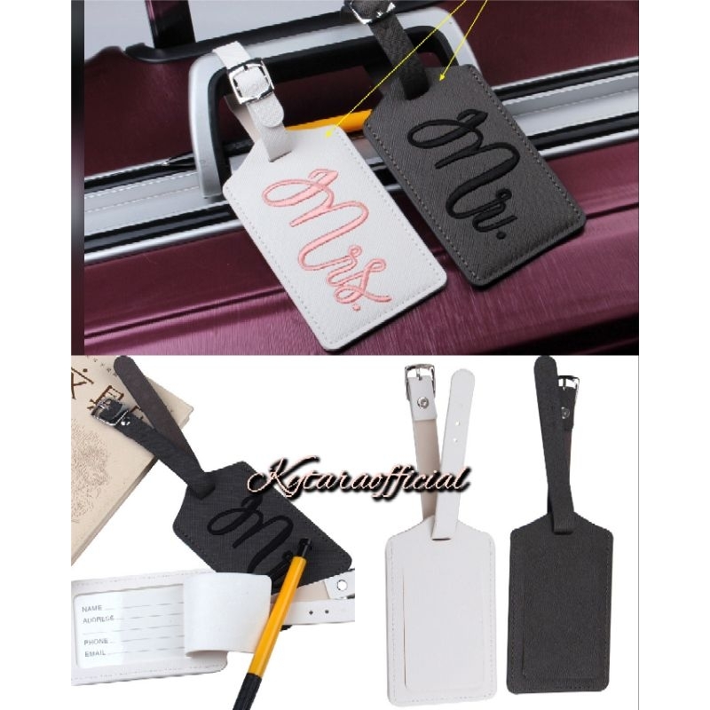 Jual Penanda Koper Tas label identitas Name Luggage TAG Blue Green ...