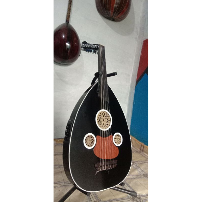 Jual Gitar Arab/Gitar gambus (Oud) Semi elektrik | Shopee Indonesia