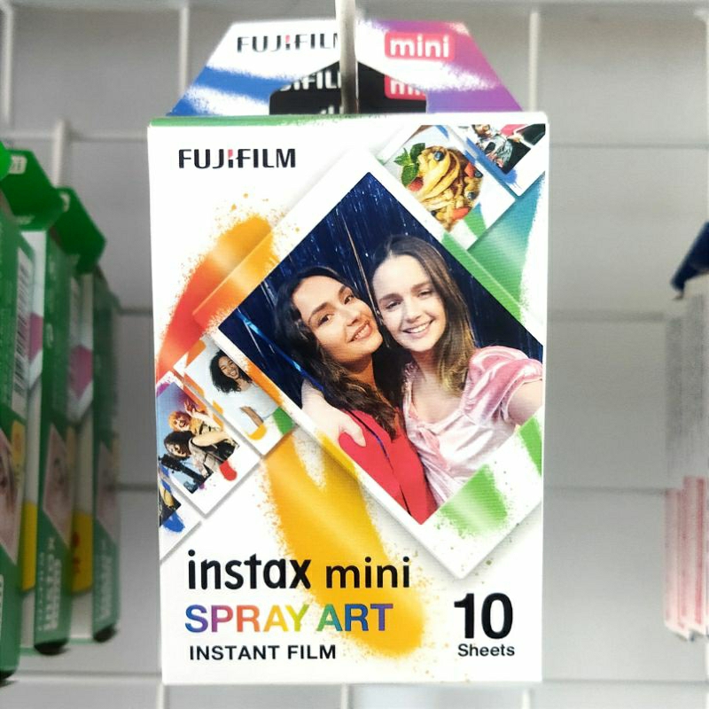 Jual Fujifilm Instax Mini Paper 10 Sheet Spray Art - Refil Isi Kertas Film Polaroid | Shopee ...