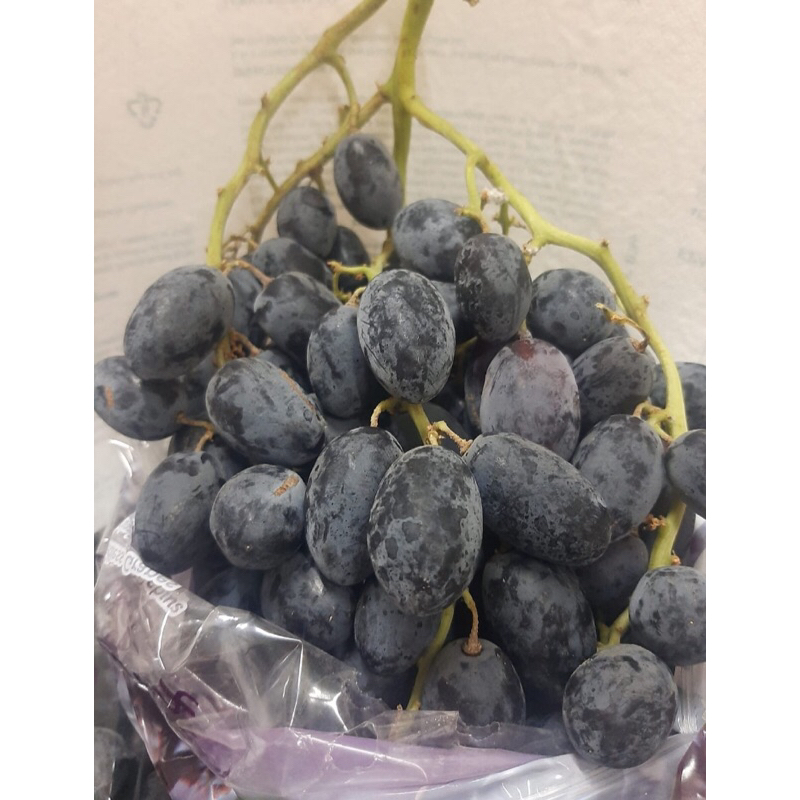 Jual ANGGUR HITAM. ANGGUR GARING MANIS SEEDLESS. AUTUMN BLACK GRAPE ...