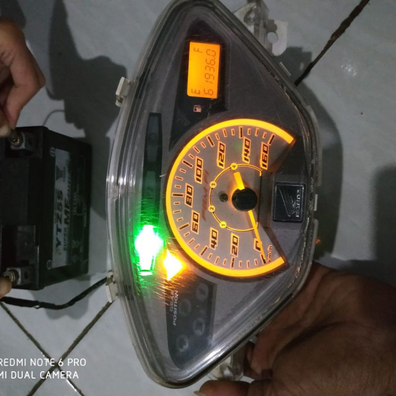 Jual speedometer honda supra X 125 pgm old SECOND original semua normal ...