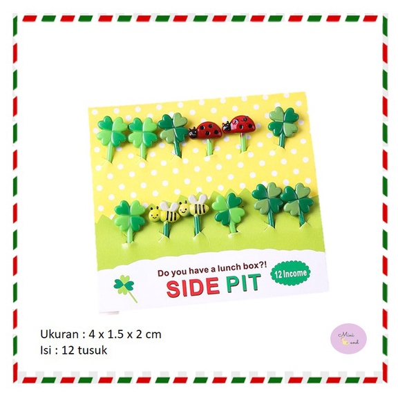 Jual Tusukan Bento dan Buah/ Garpu Buah Bentuk Lucu/ Tusukan Hiasan ...