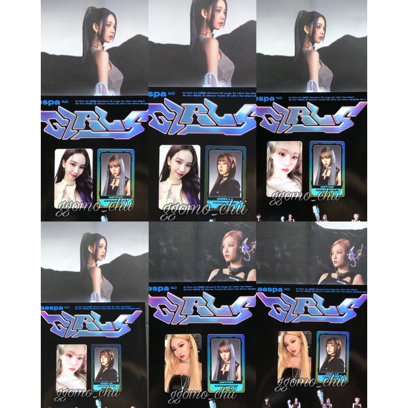 Jual [ready] Aespa Kwangya Girls Album Unsealed Karina Winter Giselle