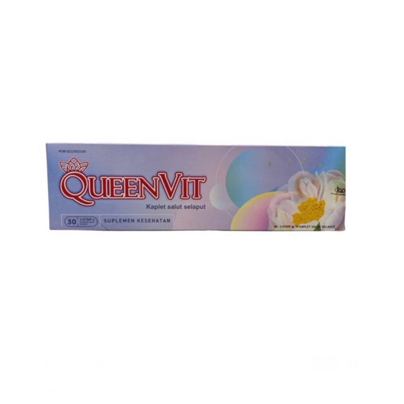 Jual Queenvit strip 10 tablet ( suplemen penyubur kandungan wanita ...