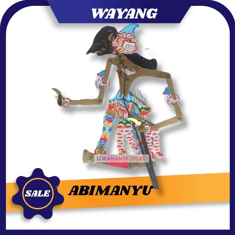 Jual ABIMANYU TOKOH WAYANG KULIT WAYANG BAHAN KERTAS KARTON DUPLEK ...