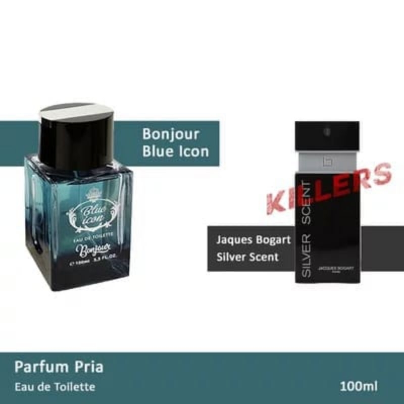Jual DECANT PARFUM PRIA BONJOUR BLUE ICON EXTRAIT DE PARFUM POUR HOME ...