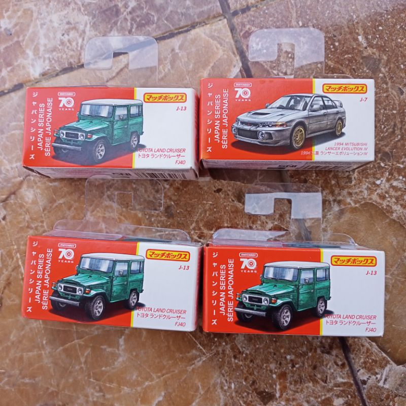 Jual MATCHBOX Japan Series Toyota Lancer Evo & FJ40 | Shopee Indonesia