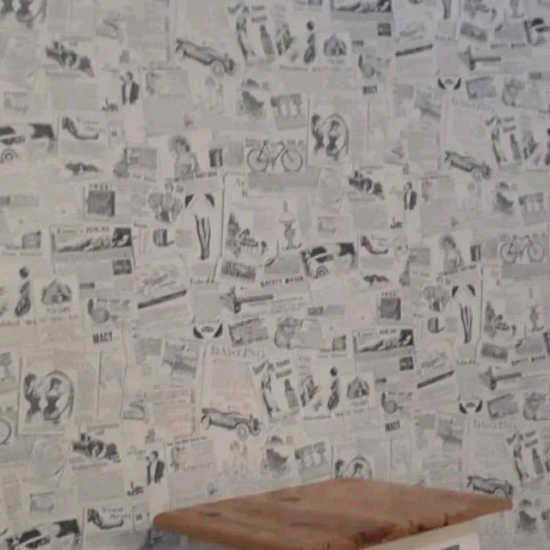 Jual wallpaper sticker dinding murah motif koran jadul | Shopee Indonesia
