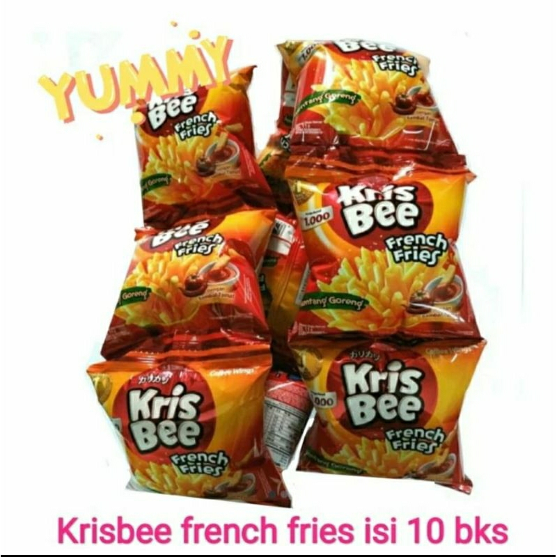 Jual krisbee french fries renceng ecer 1500 | kris bee isi 10 bks ...