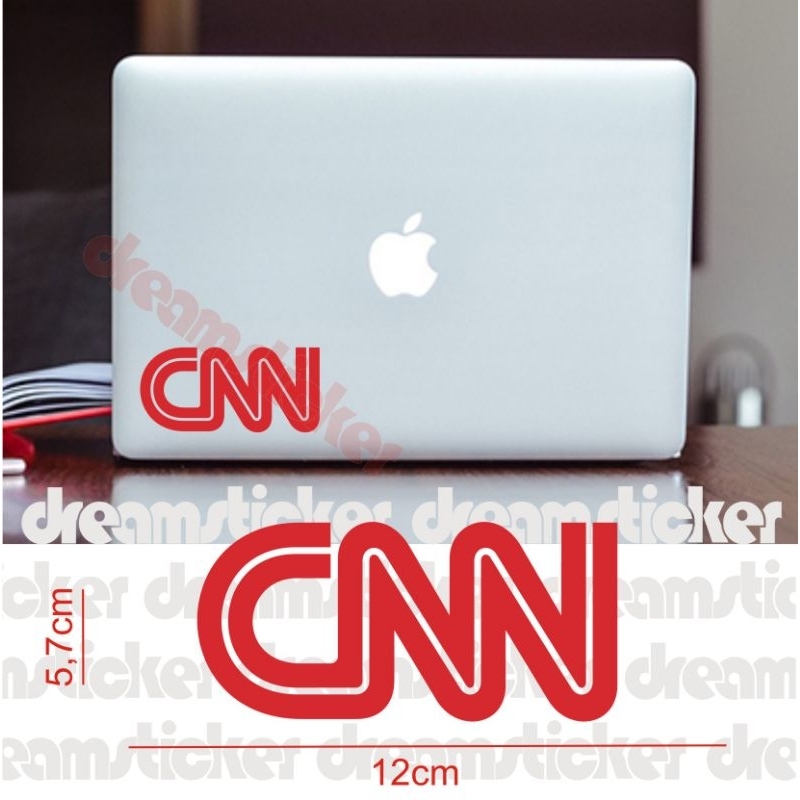 Jual Stiker CNN Logo Sticker Laptop MacBook Decal | Shopee Indonesia