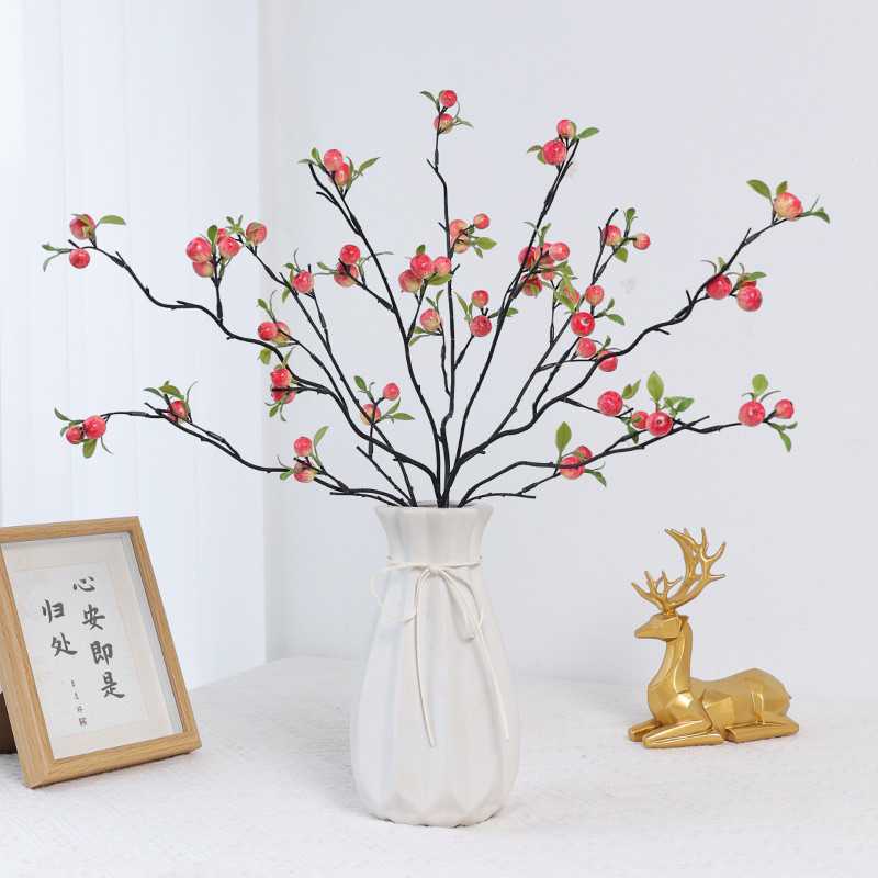 Jual Premium Artificial Mini Apple/Bunga Palsu Buah Apple Berry ...