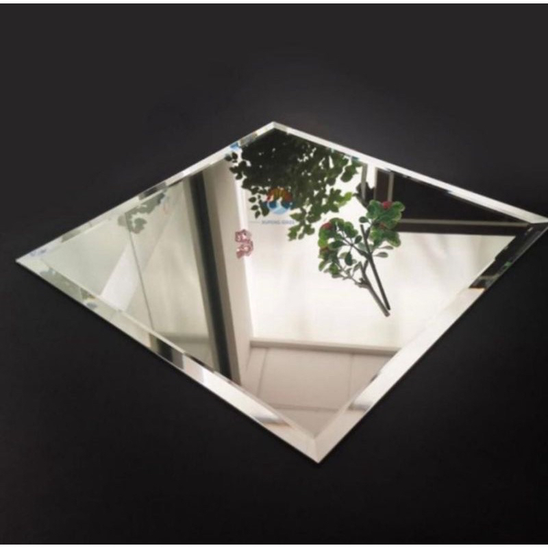 Jual HARGA SATUAN KACA CERMIN BEVEL 100% KACA ASLI TEBAL 5MM ...