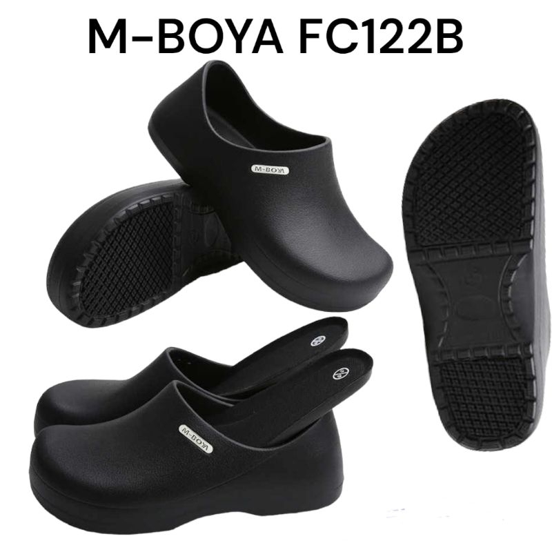 Jual original 100% chef shoes M-boya FC122B /chef shoes/anti slip ...