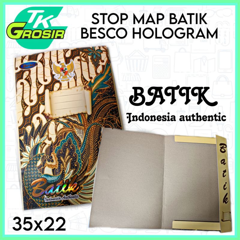 Jual Stop Map Batik Besco Hologram/Stop Map Batik /Map Batik Garuda | Shopee Indonesia